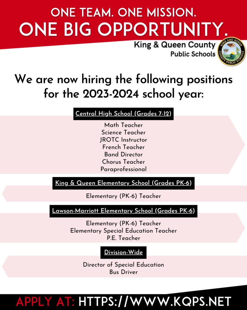 Live Feed | King and Queen County Public Schools